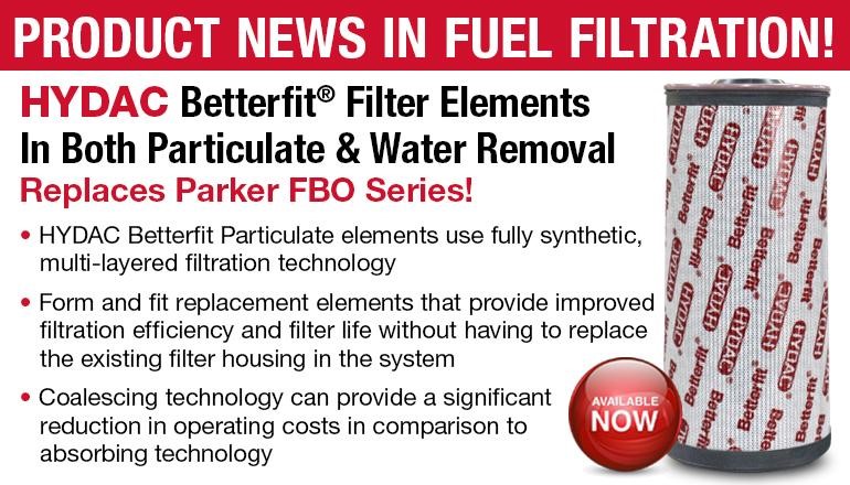 Product News - Fuel Filtration - HYDAC Technology Corporation